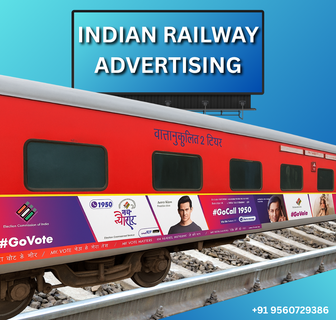 Indian Railway Advertising | Train Branding, DOOH & Audio Ads Across India