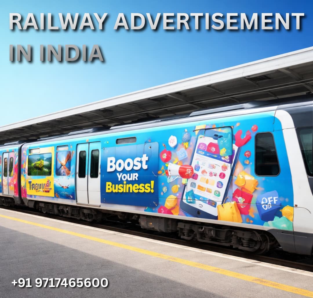 Indian Railway Advertising | Train Branding, DOOH & Audio Ads Across India