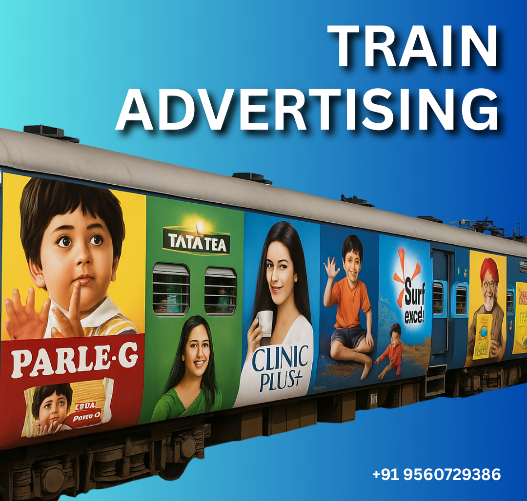 Indian Railway Advertising | Train Branding, DOOH & Audio Ads Across India
